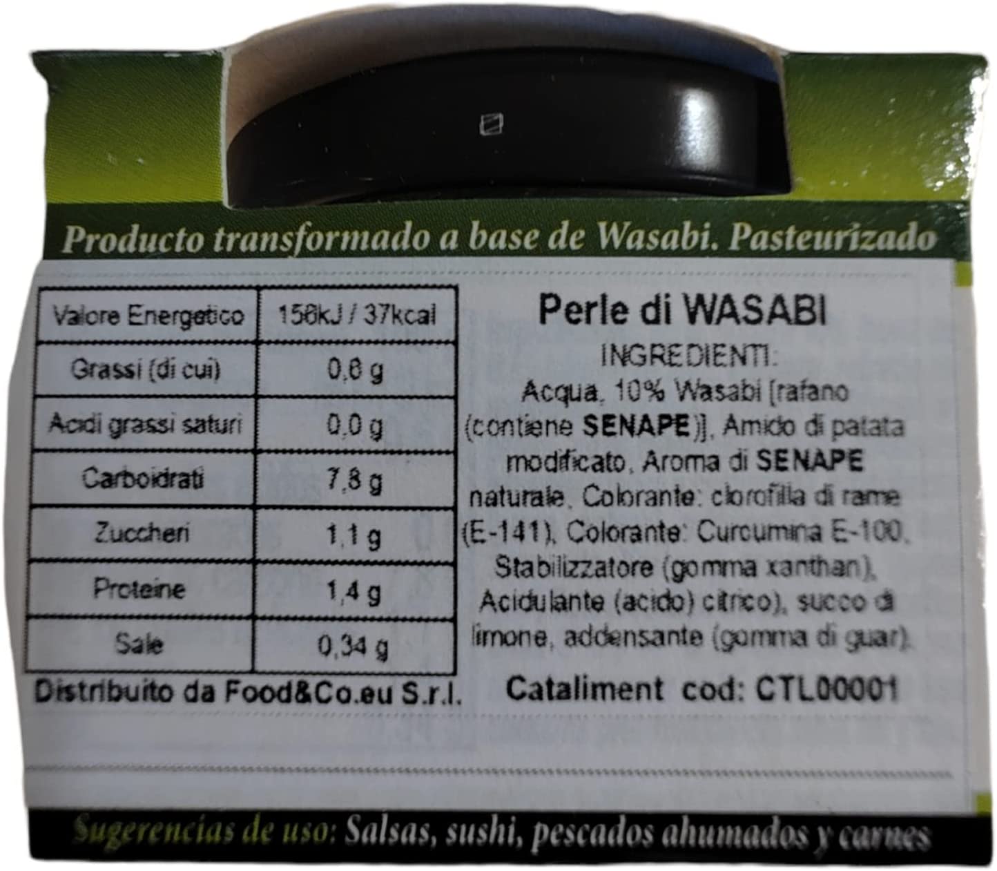 Perle perlage di wasabi 50g
